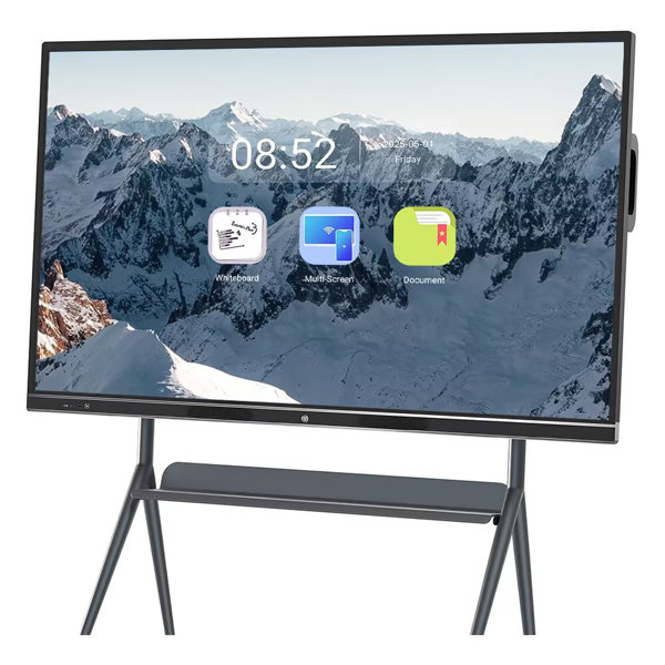 JYXCN 86" Interactive Whiteboard 4K Touch Screen Cloud Collaboration Electronic Whiteboard for ...